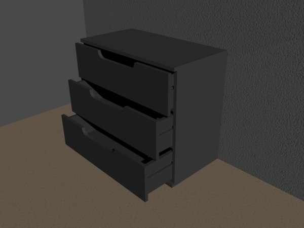 3d model dresser