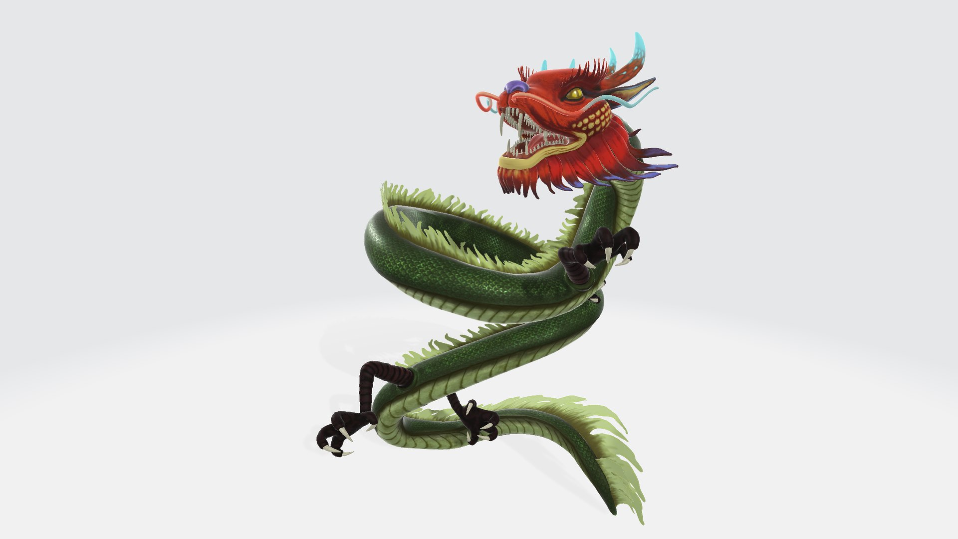 3D Asian-style Dragon - TurboSquid 2346106
