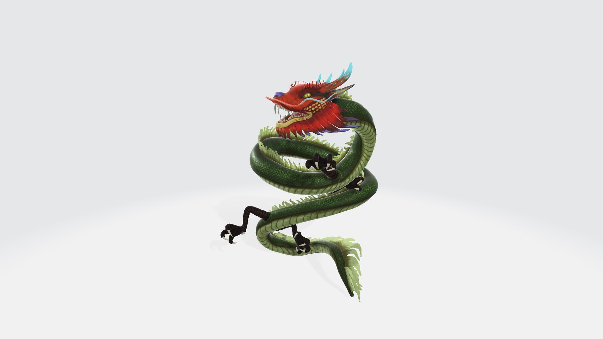 3D Asian-style Dragon - TurboSquid 2346106