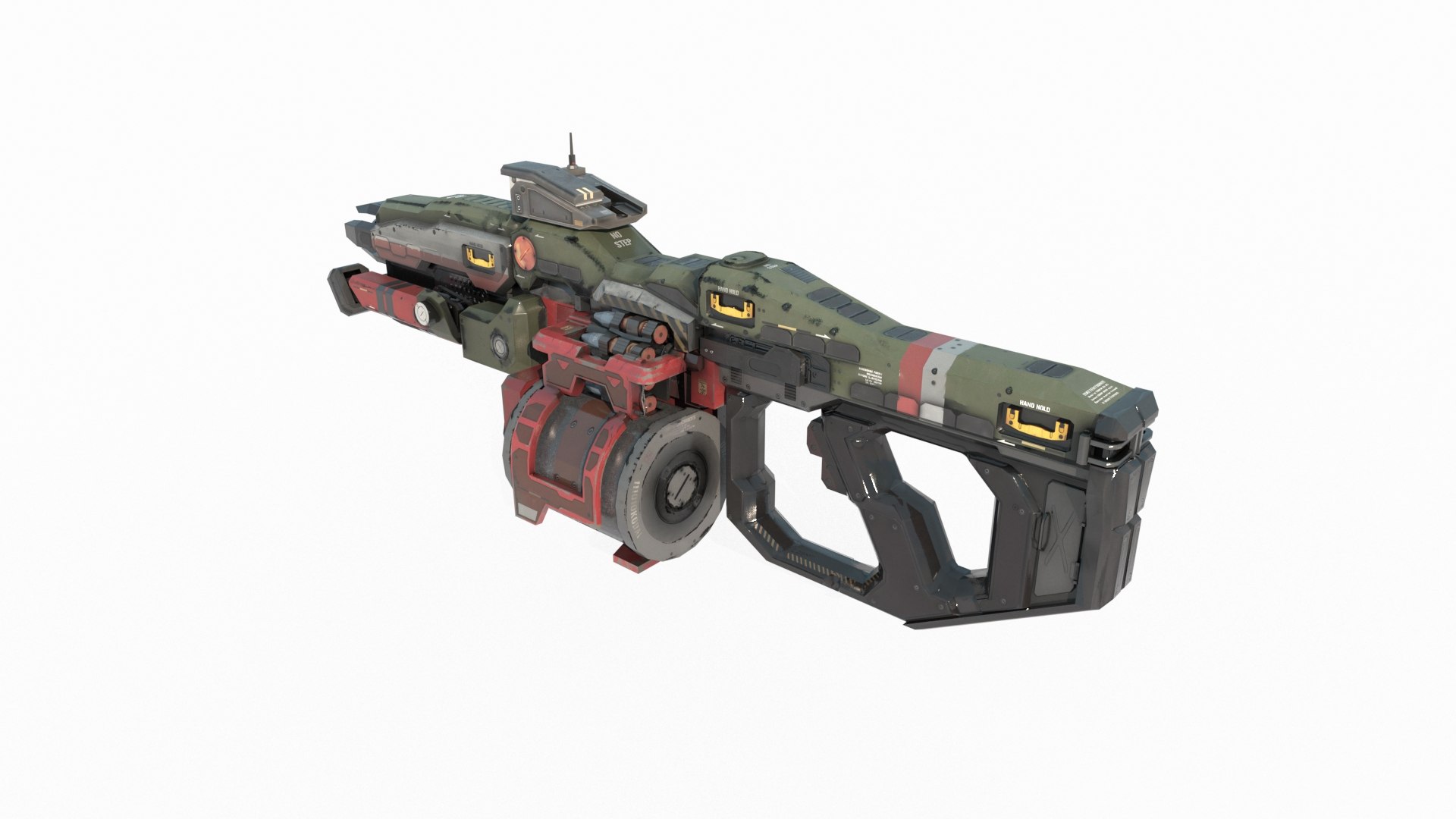 Science Fiction Laser Cannon 3D Model - TurboSquid 2311401