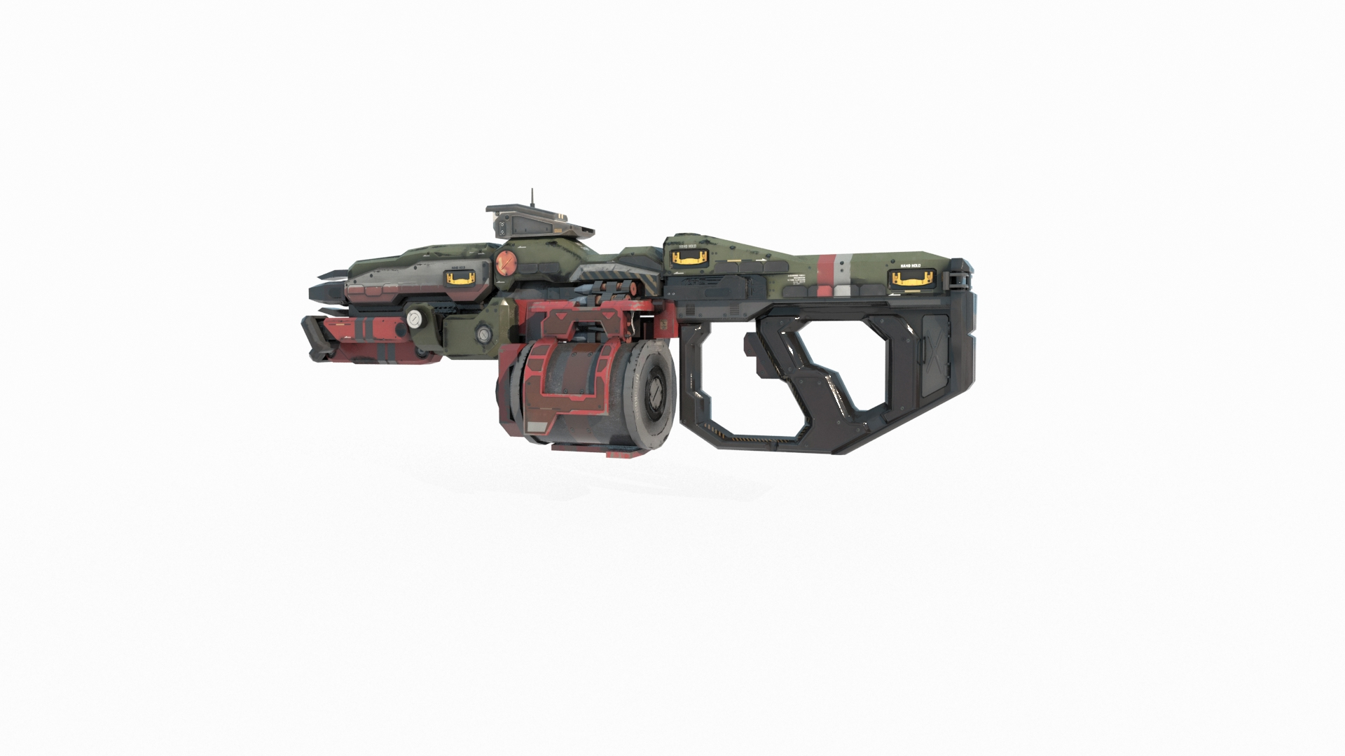 Science Fiction Laser Cannon 3D Model - TurboSquid 2311401