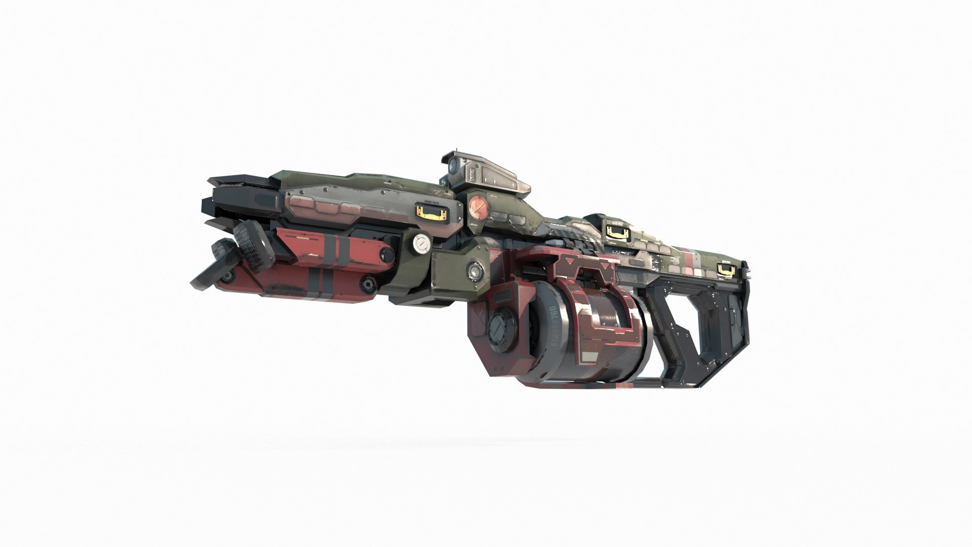 Science Fiction Laser Cannon 3D Model - TurboSquid 2311401