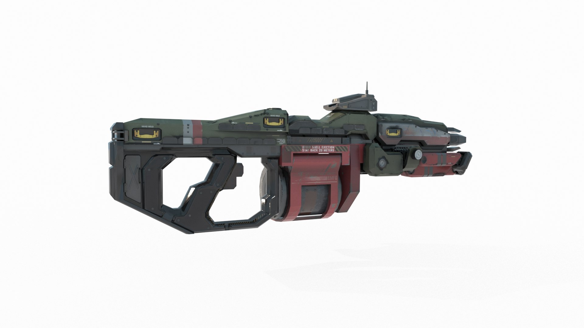 Science Fiction Laser Cannon 3D Model - TurboSquid 2311401