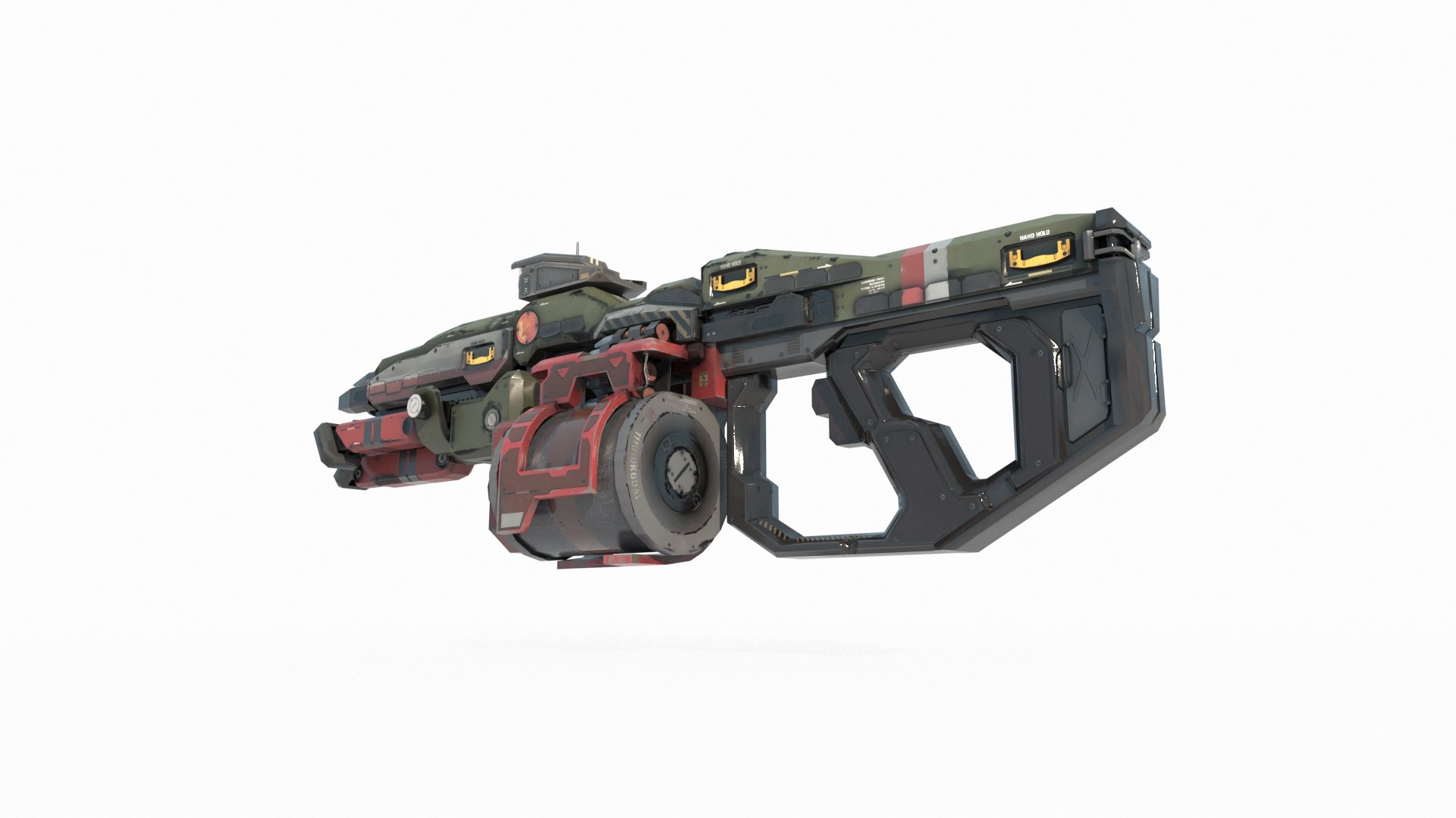 Science Fiction Laser Cannon 3D Model - TurboSquid 2311401