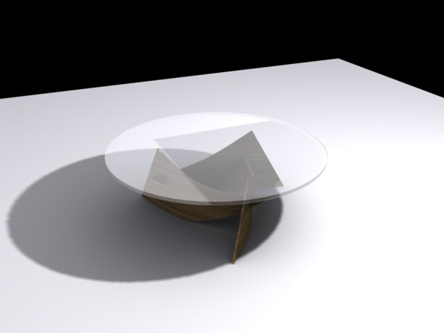 Glass Table 3d Model
