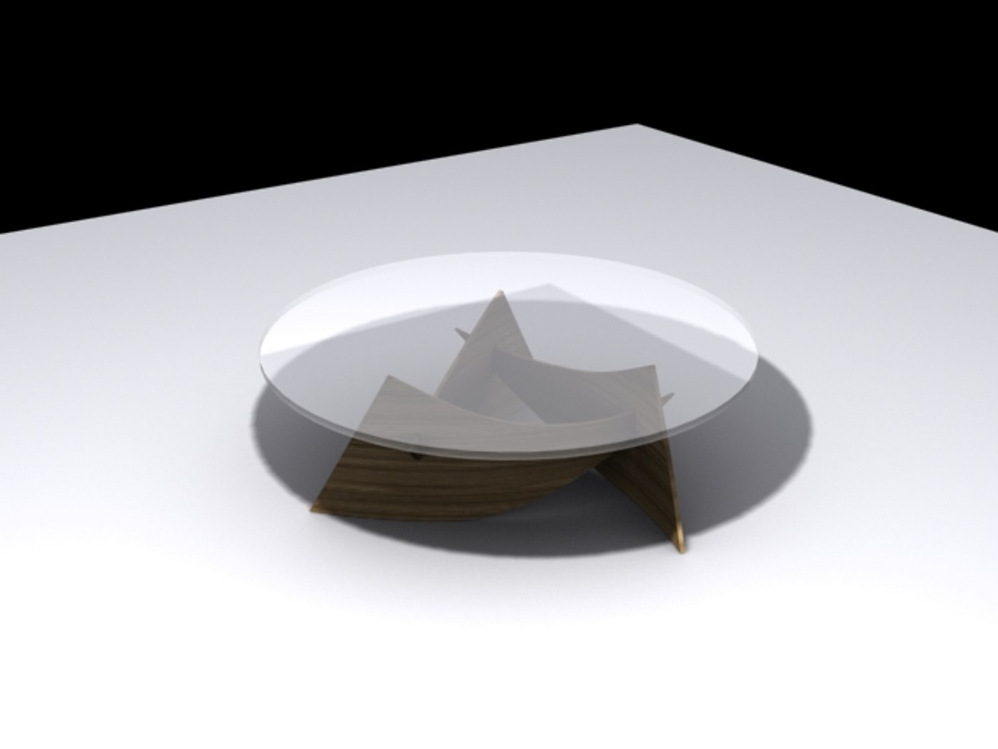Glass Table 3d Model