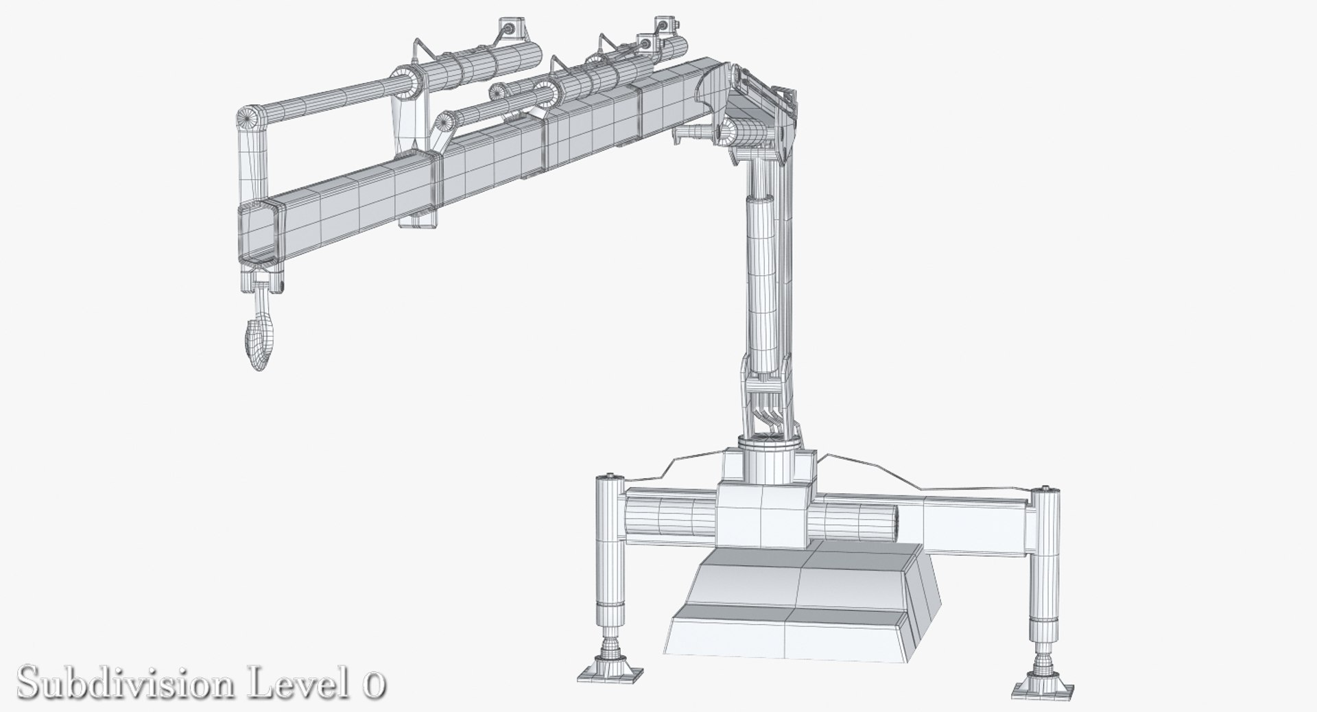 auto crane 3d model