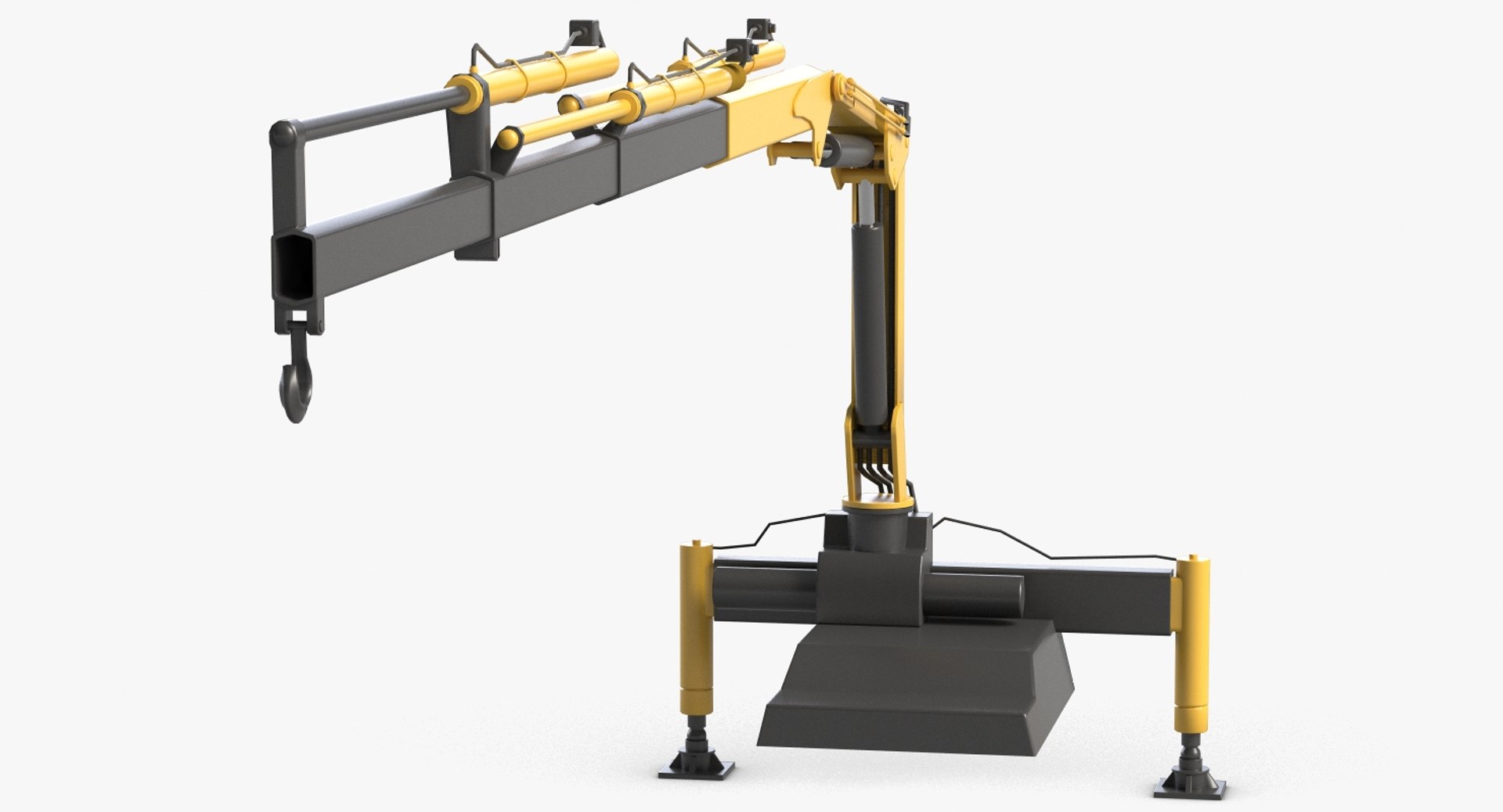 auto crane 3d model