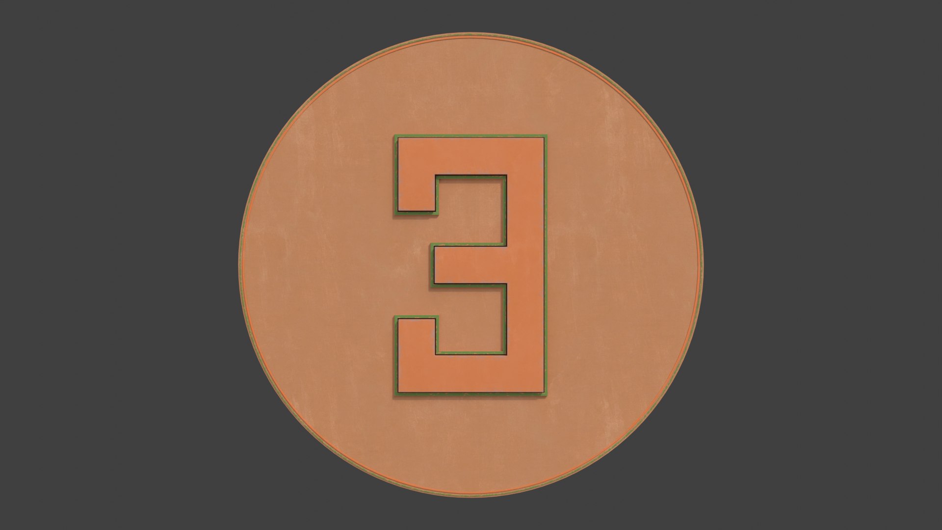 3D Model Wooden Numbers - TurboSquid 1910110
