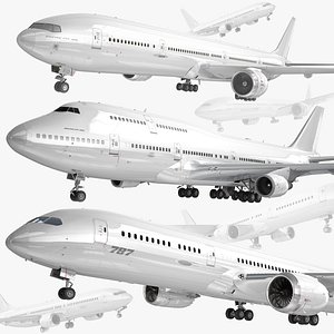 Download 3D Boeing 747-200 OBJ Models - TurboSquid
