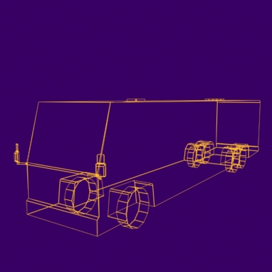 3d Model Charter Bus