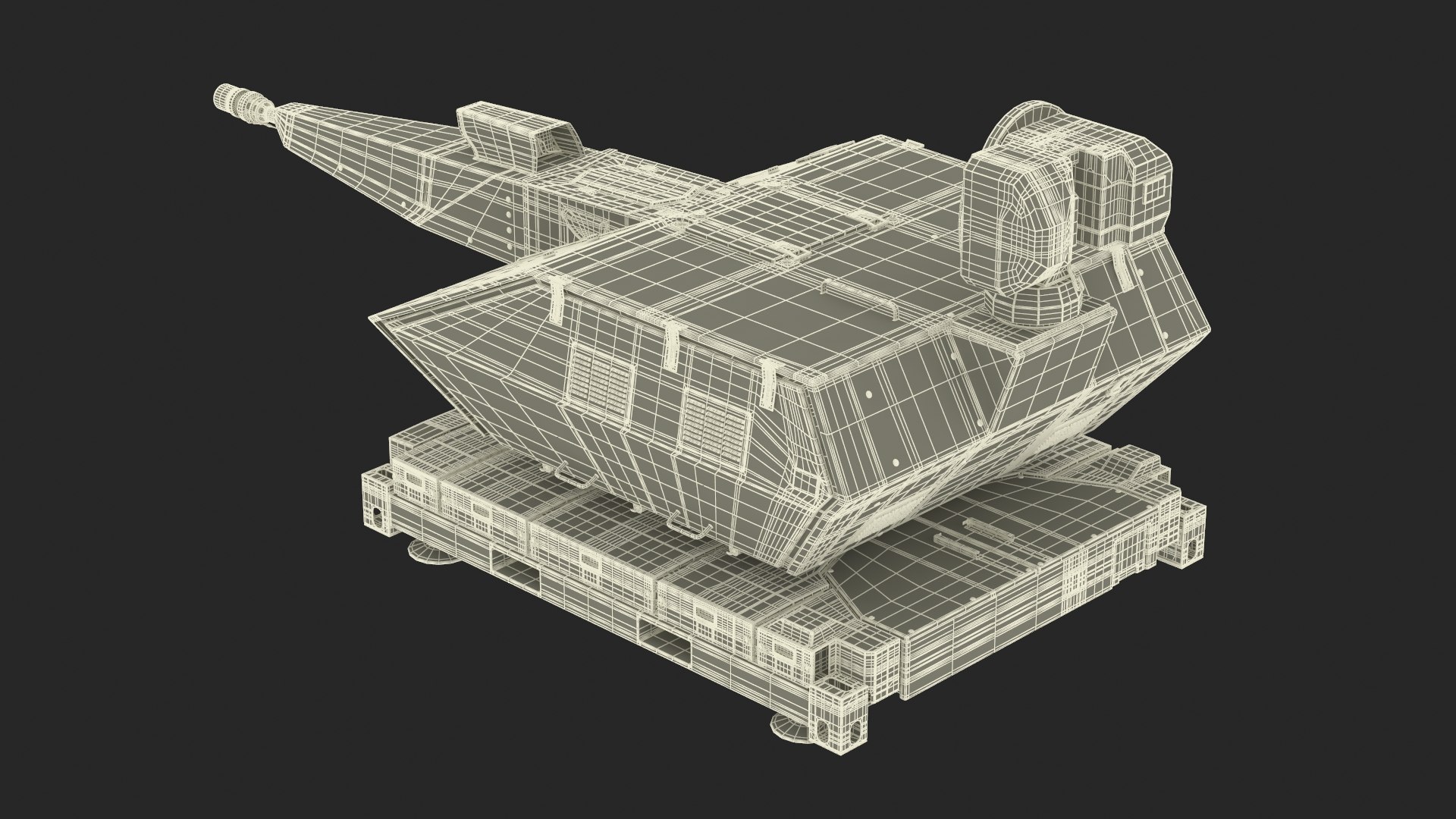 Barrel Skynex Air Defense System Green Rigged For Maya 3D Model ...