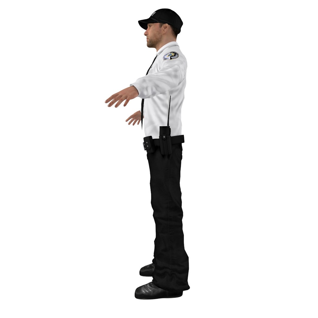 Security Agent 3d Max