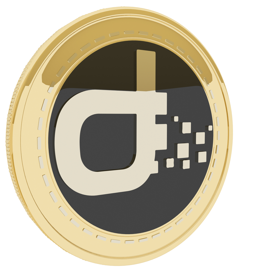3D Daps Token Cryptocurrency Gold Coin - TurboSquid 1784444