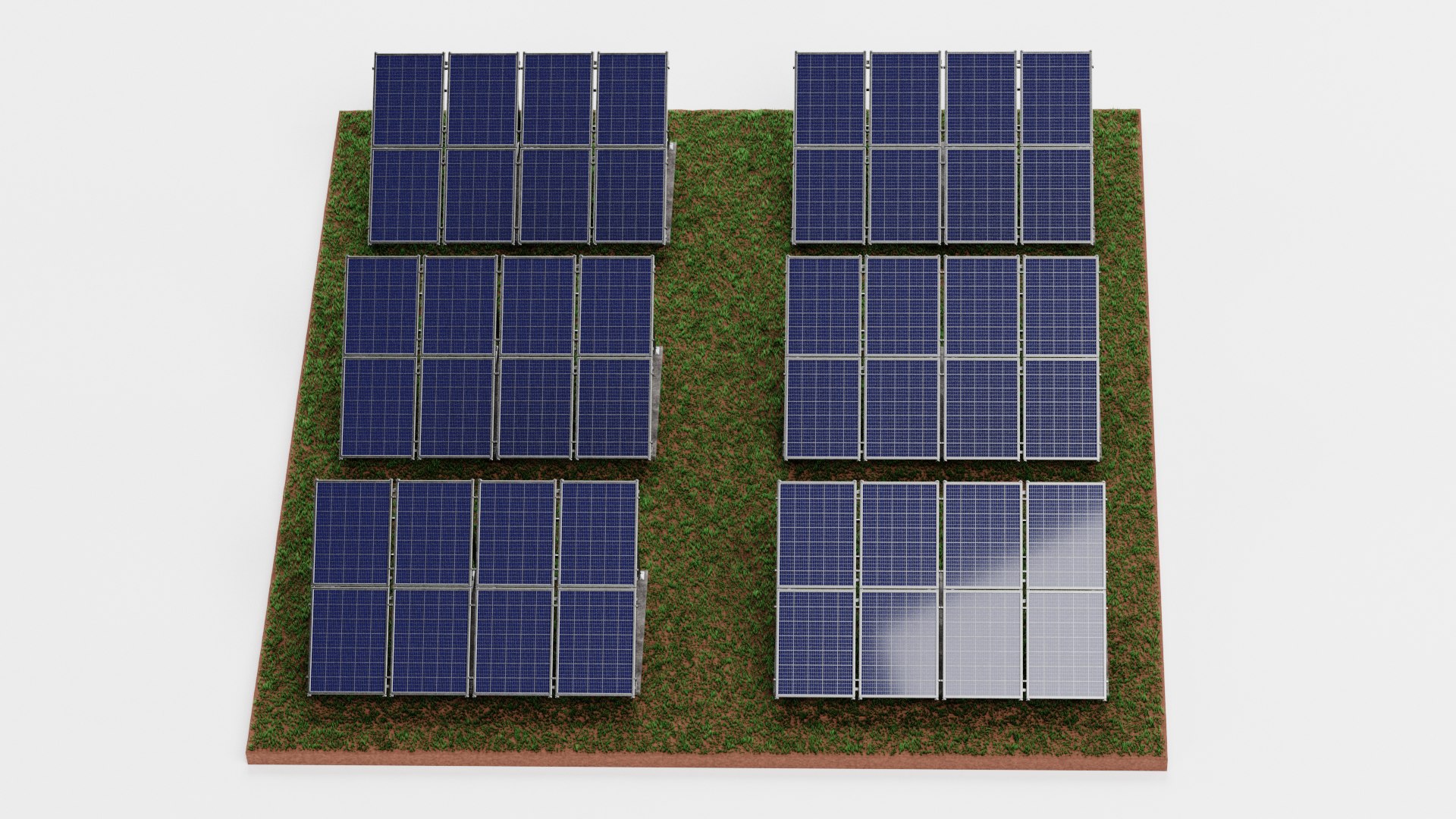 3D Solar Farm 4 Model - TurboSquid 1736932