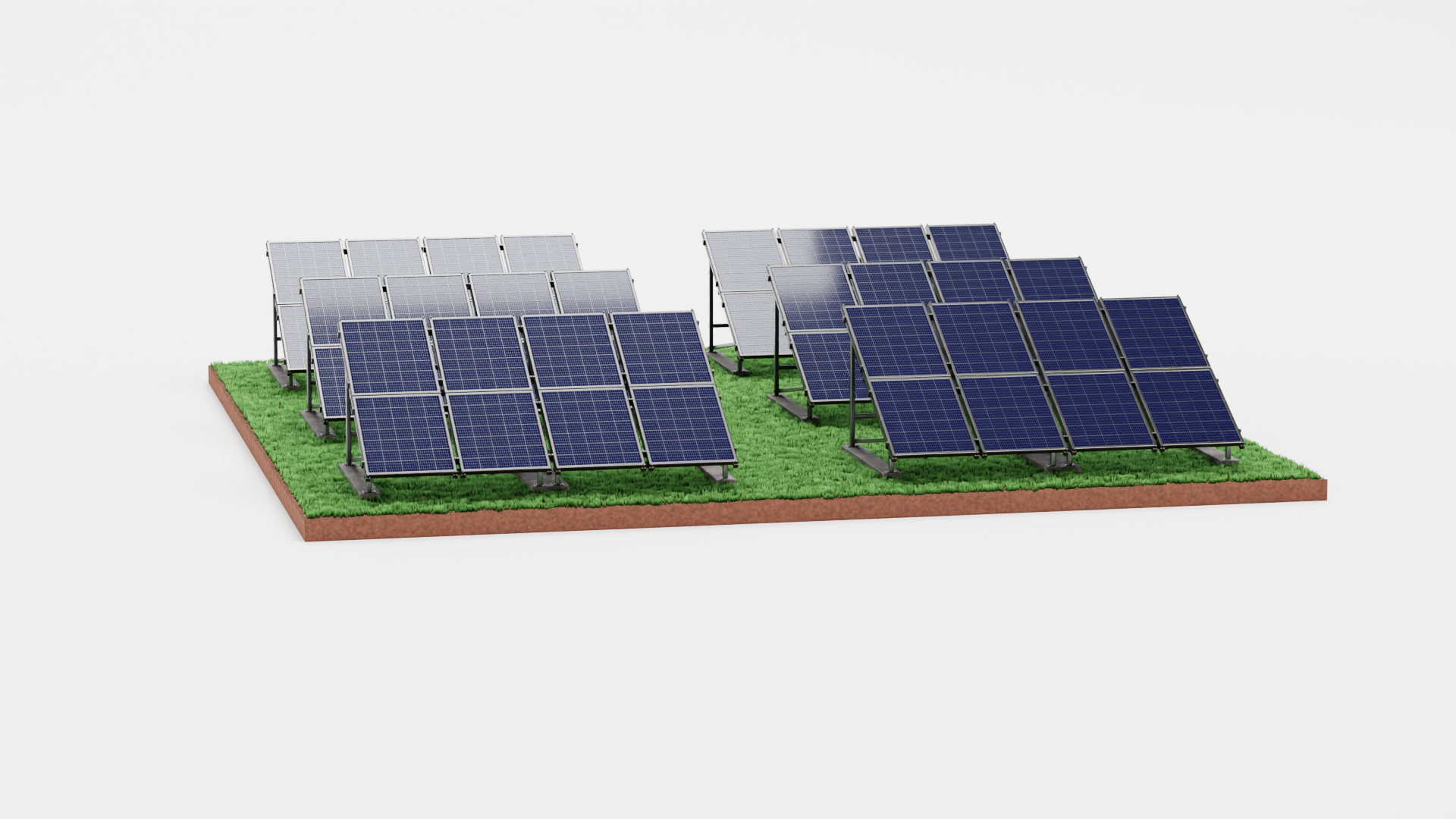 3D Solar Farm 4 Model - TurboSquid 1736932