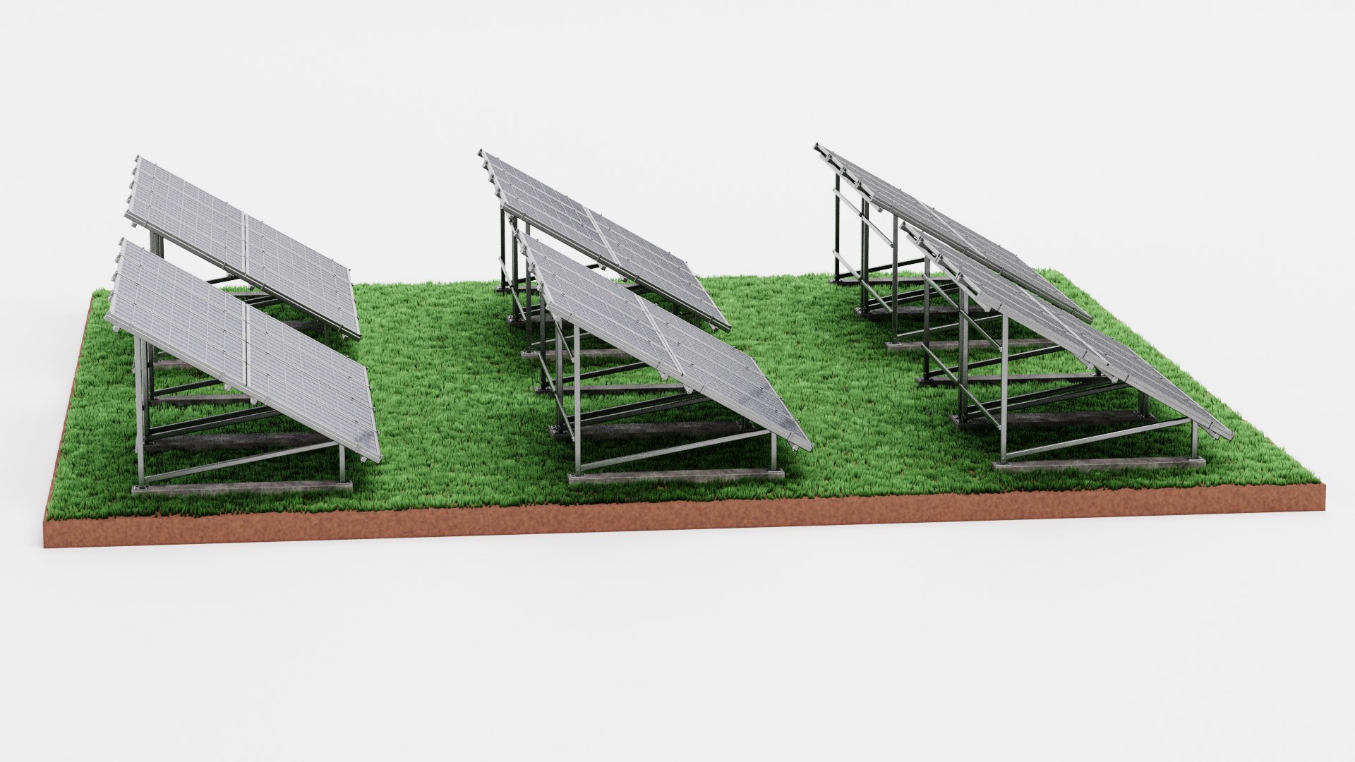 3D Solar Farm 4 Model - TurboSquid 1736932