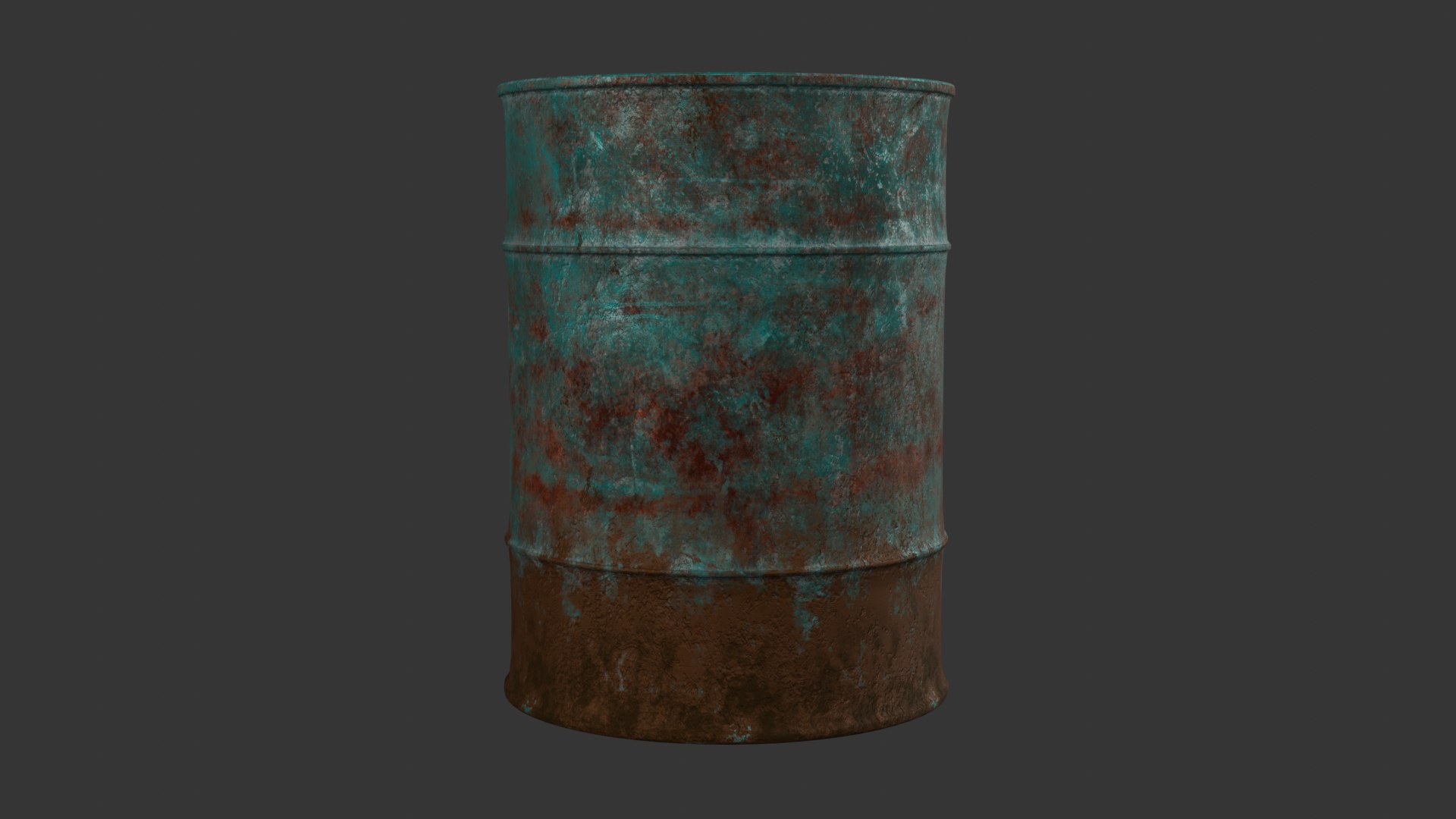 Rusty Radioactive Barrel PBR 3D model - TurboSquid 1941883