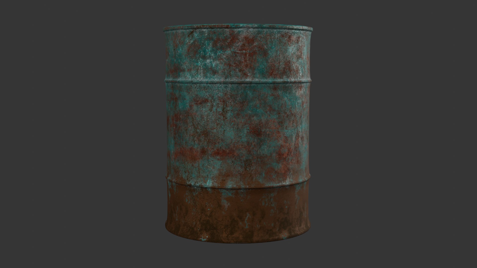 Rusty Radioactive Barrel PBR 3D model - TurboSquid 1941883