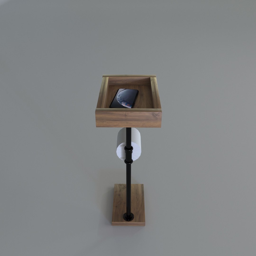 3D Functional Toilet Paper Holder - TurboSquid 1964091