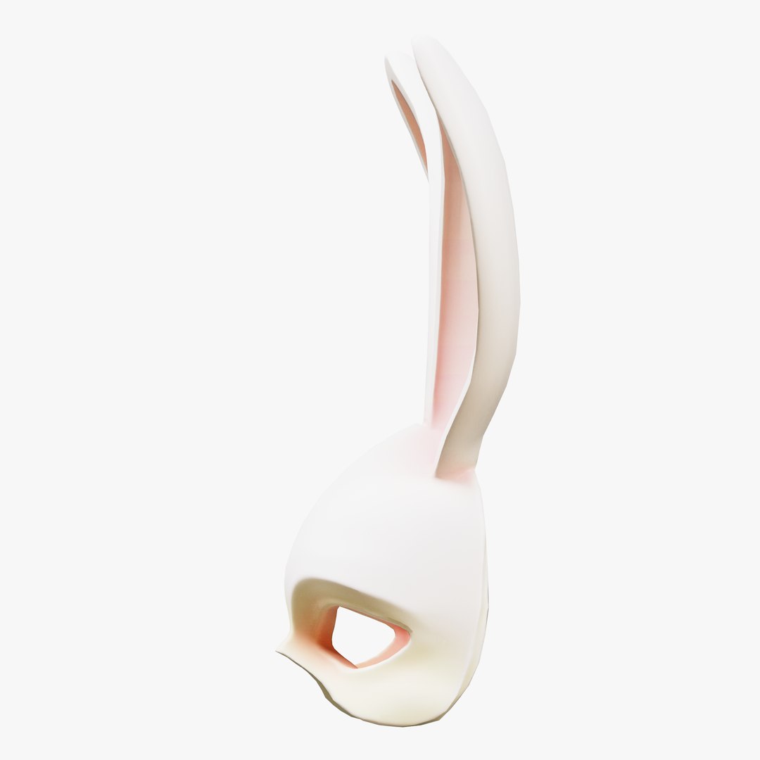 3D Model Rabbit Mask - TurboSquid 2047611