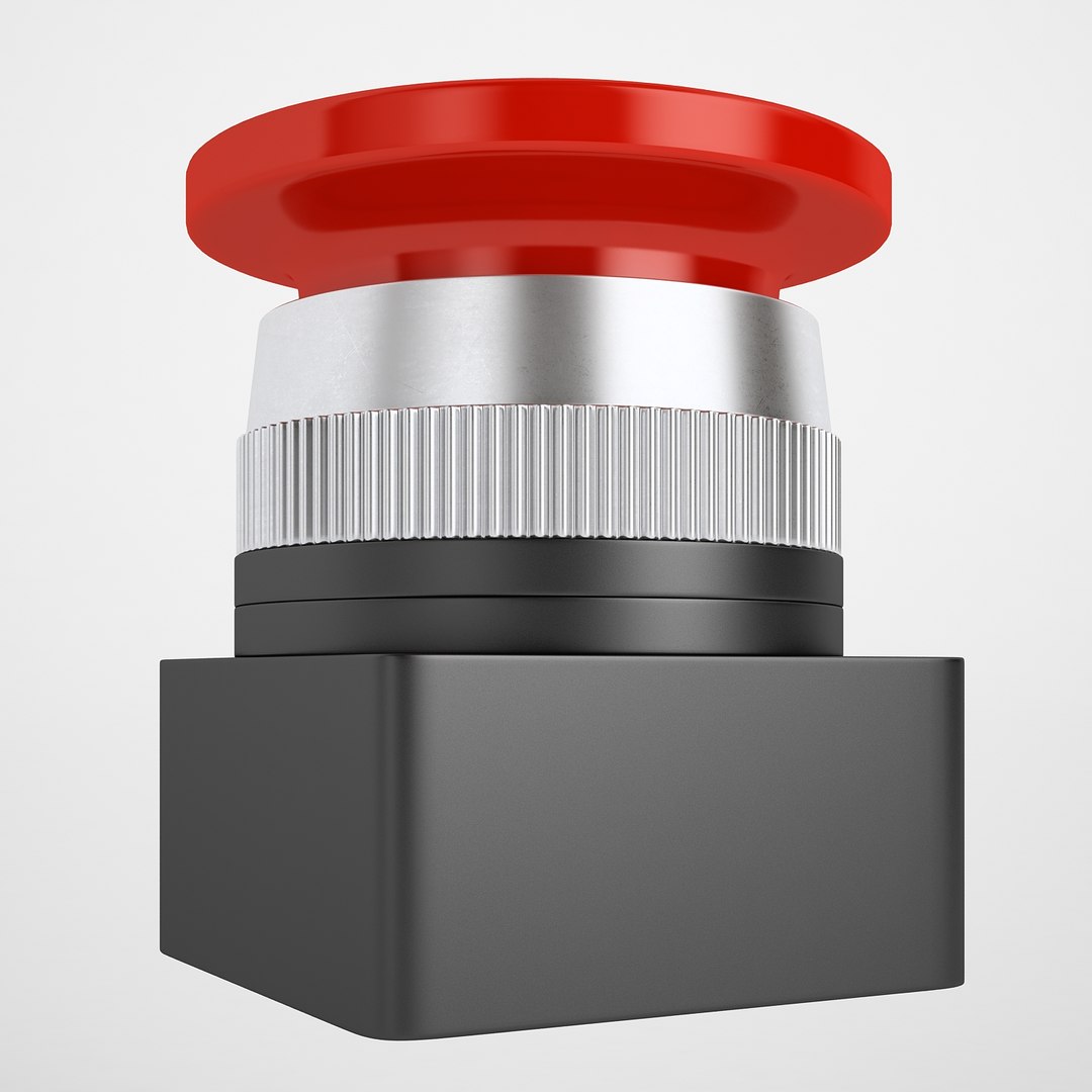 3D Industrial Button - TurboSquid 1259942
