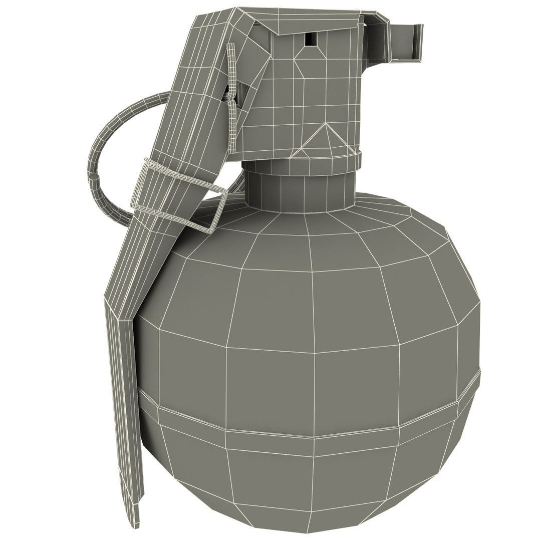 M67 Grenade 3d 3ds