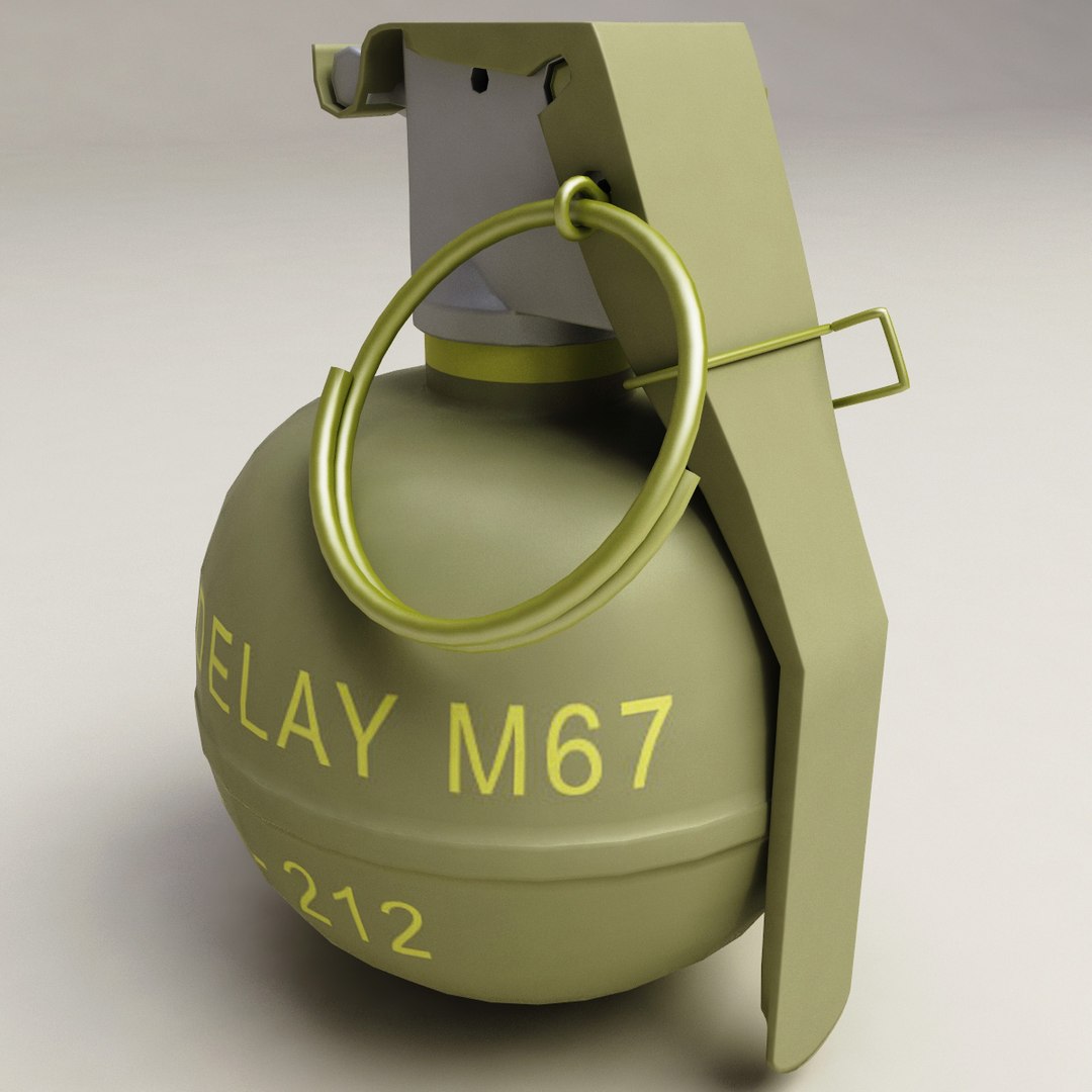 M67 Grenade 3d 3ds