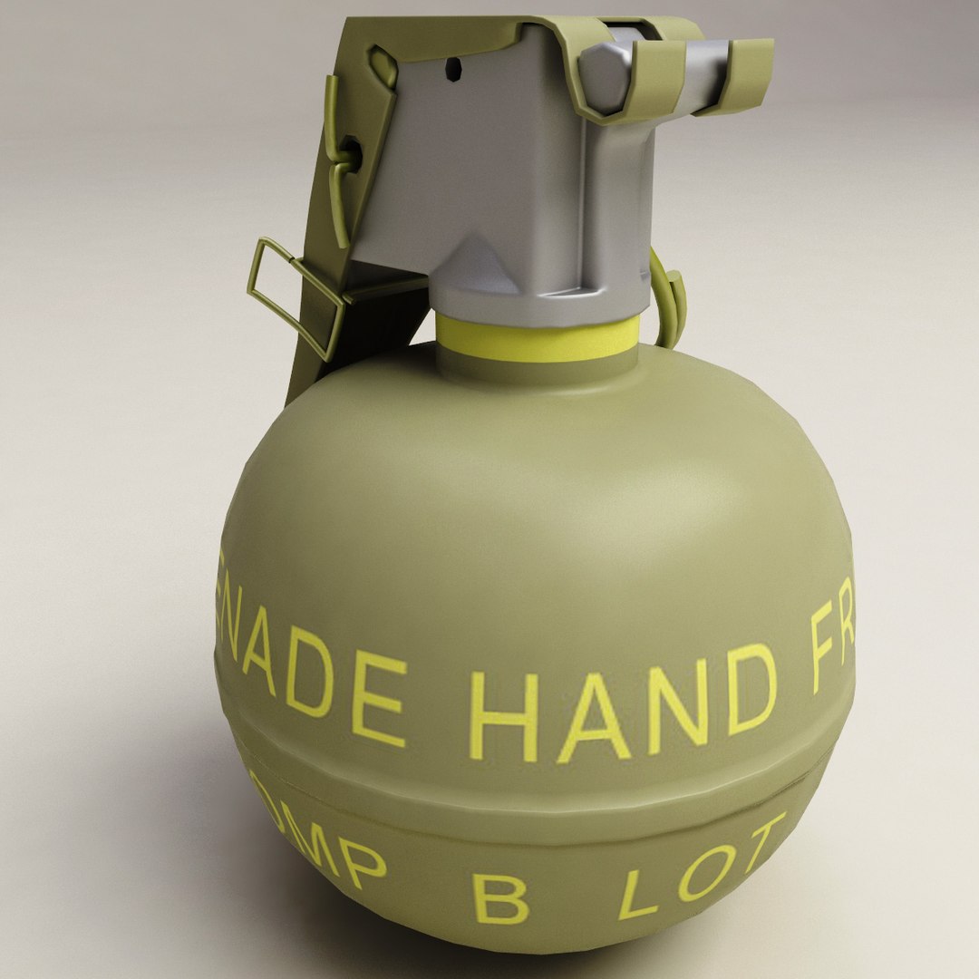 M67 Grenade 3d 3ds