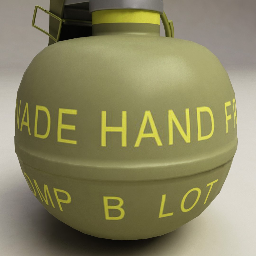 M67 Grenade 3d 3ds
