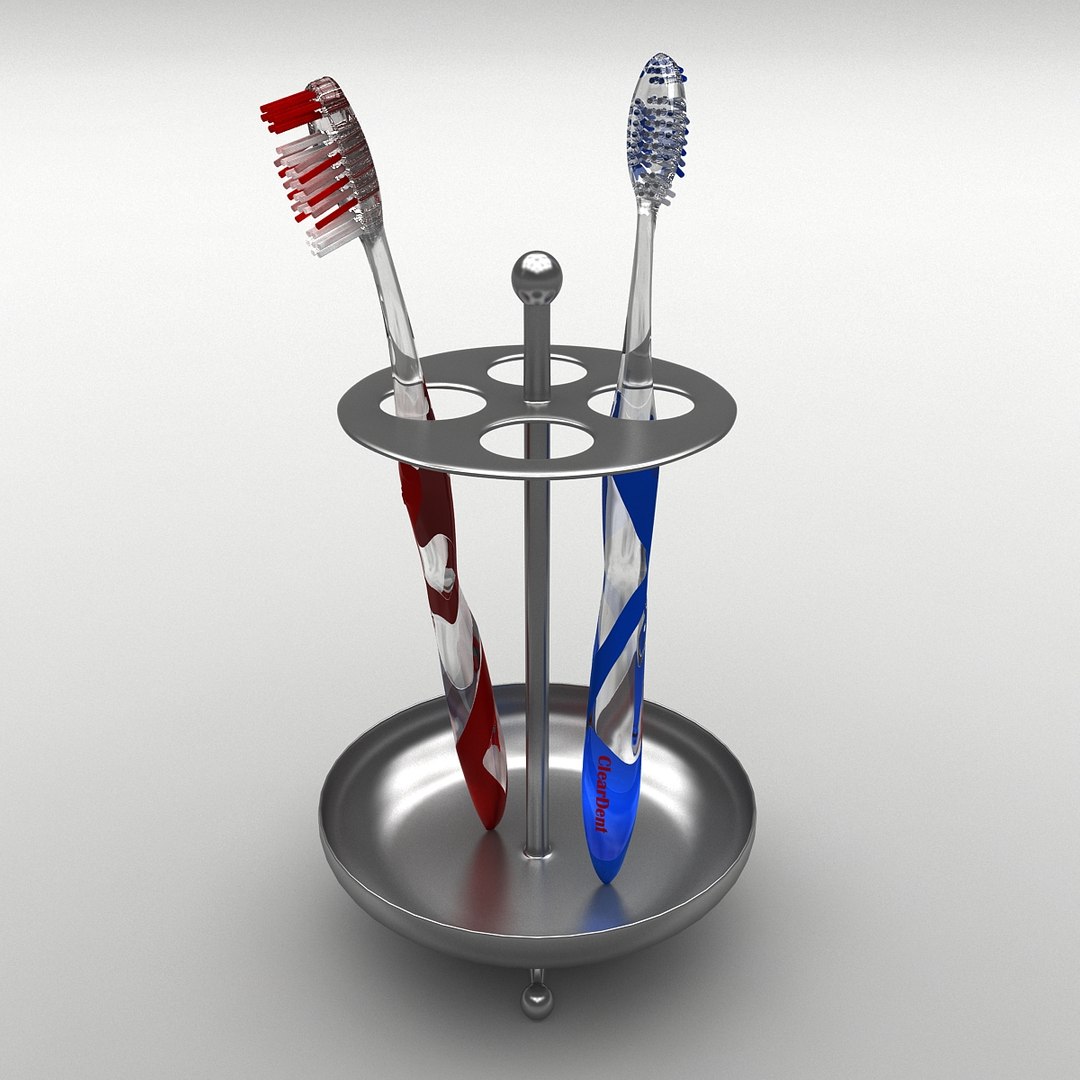 Toothbrushes Stand 3d Model
