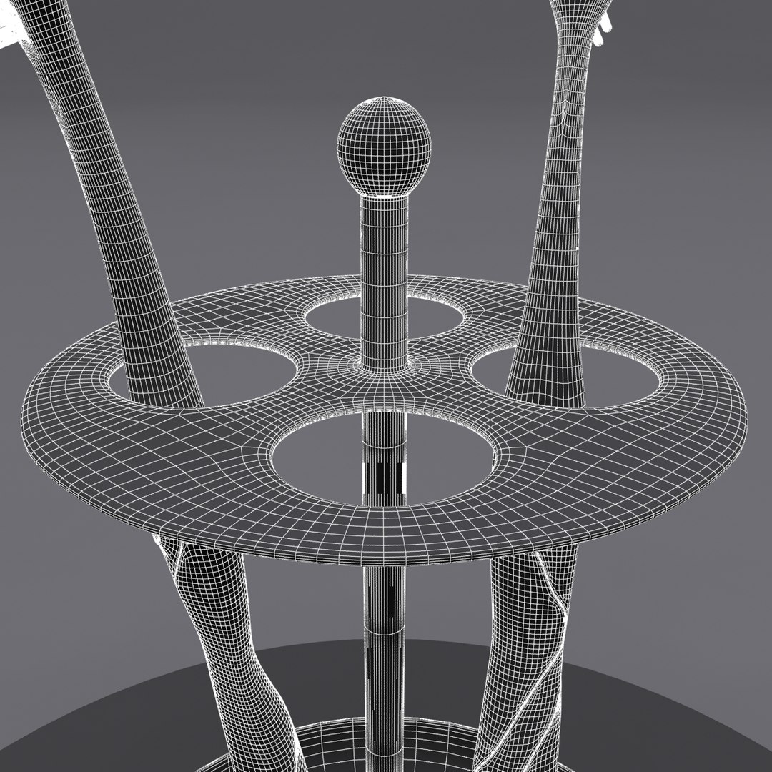 Toothbrushes Stand 3d Model