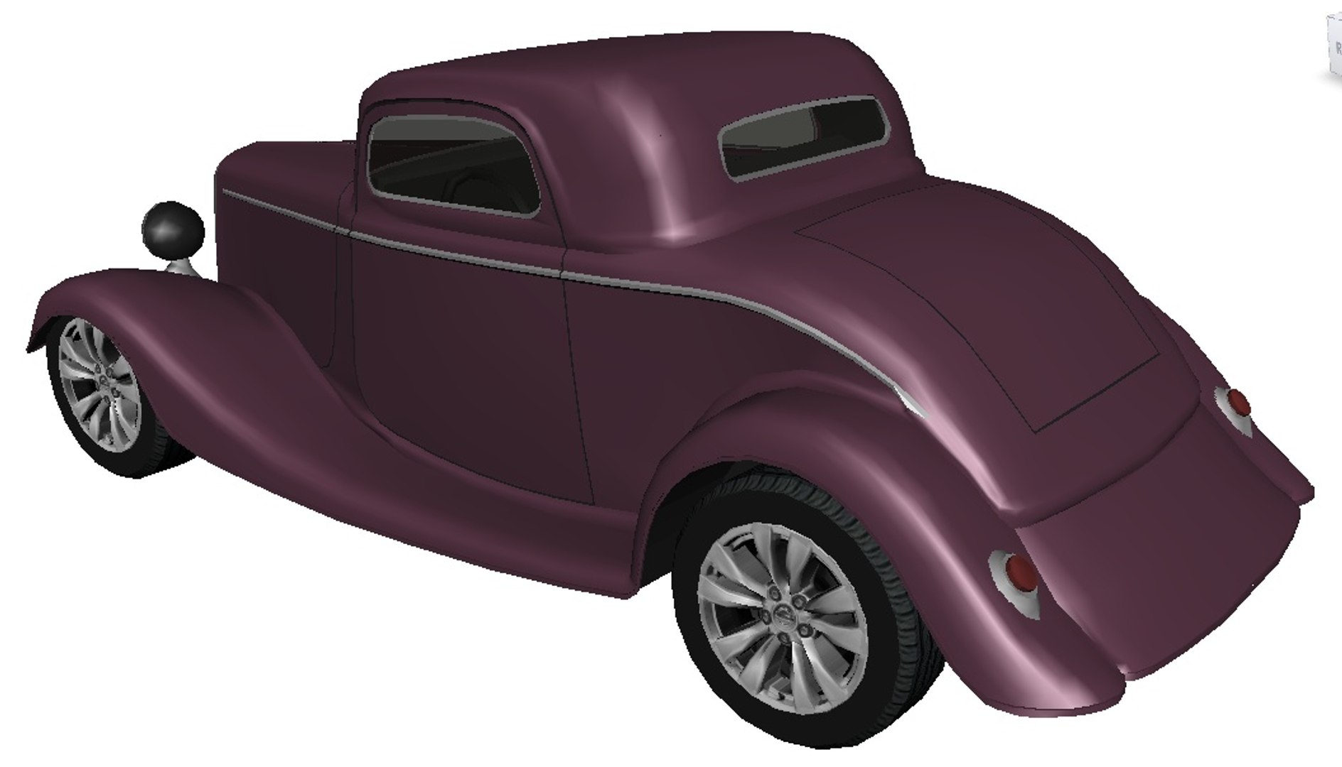 Hotrod Violet Model - TurboSquid 1259650