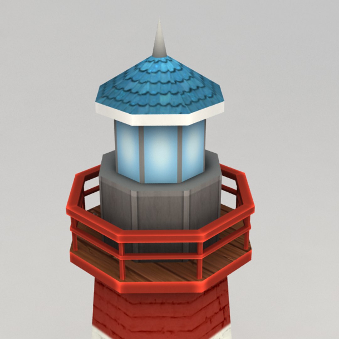 Light Lighthouse 3d Model