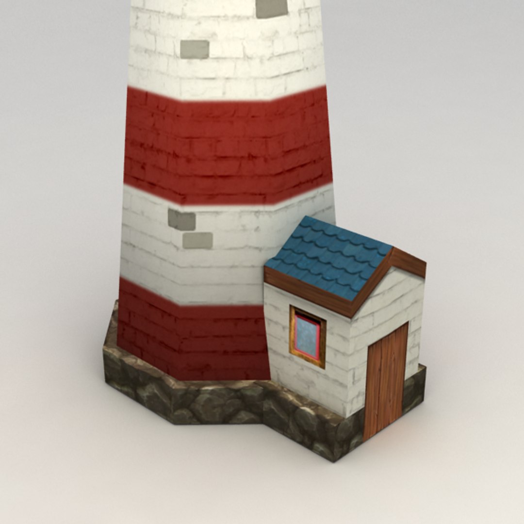 Light Lighthouse 3d Model