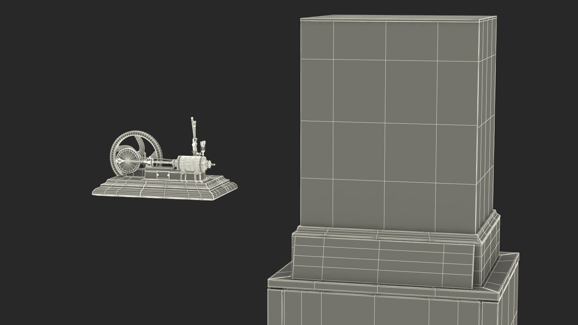 Museum Display Steam Engine Model 3D Model - TurboSquid 2389994