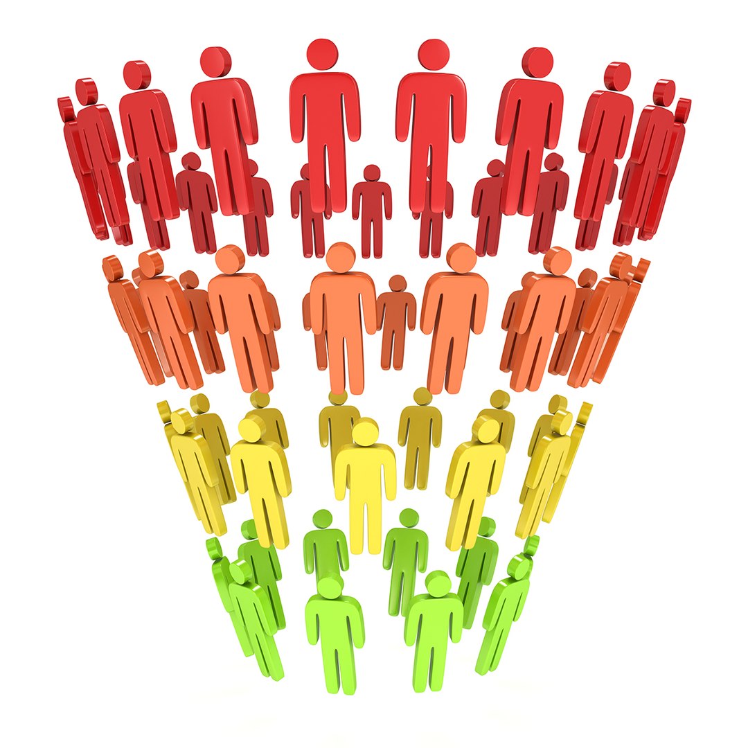 3D Marketing Funnel Sales Diagram - TurboSquid 1636230