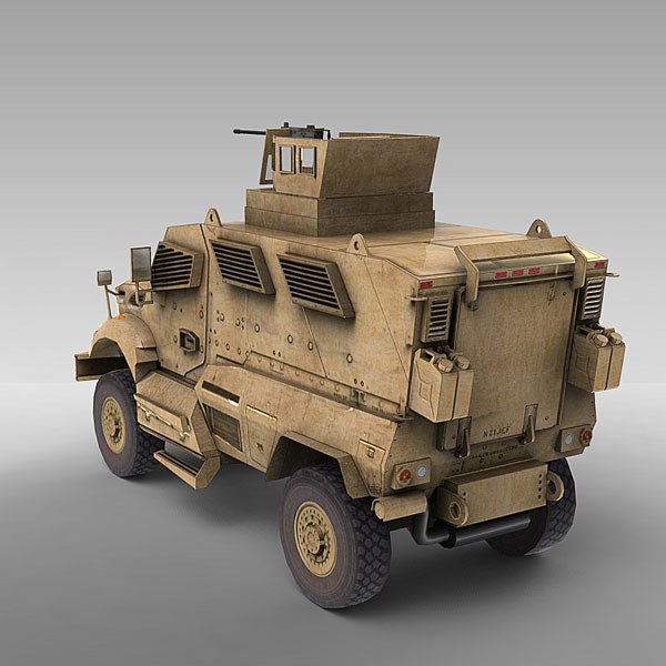 3d model maxxpro military ambush