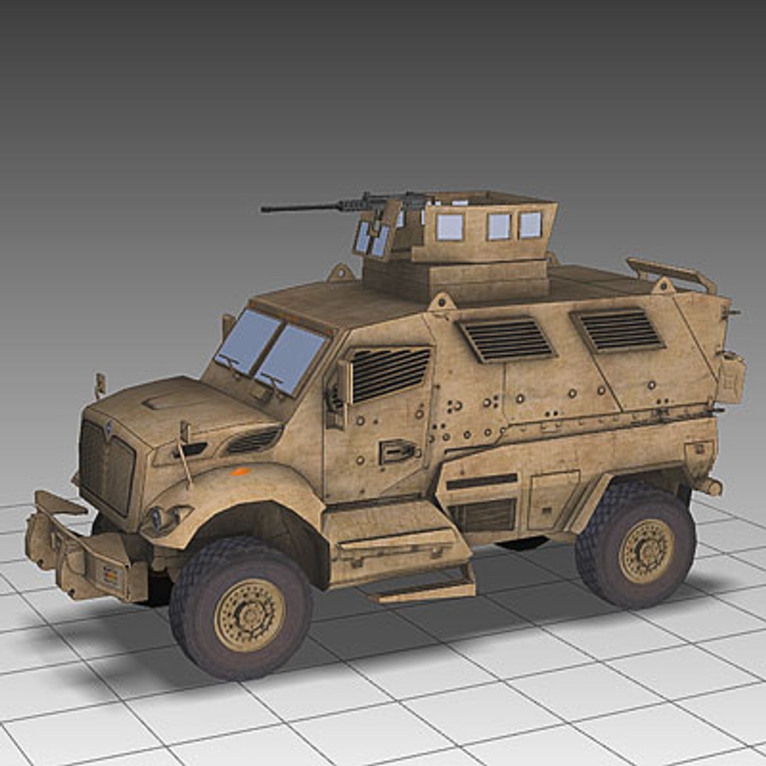3d Model Maxxpro Military Ambush