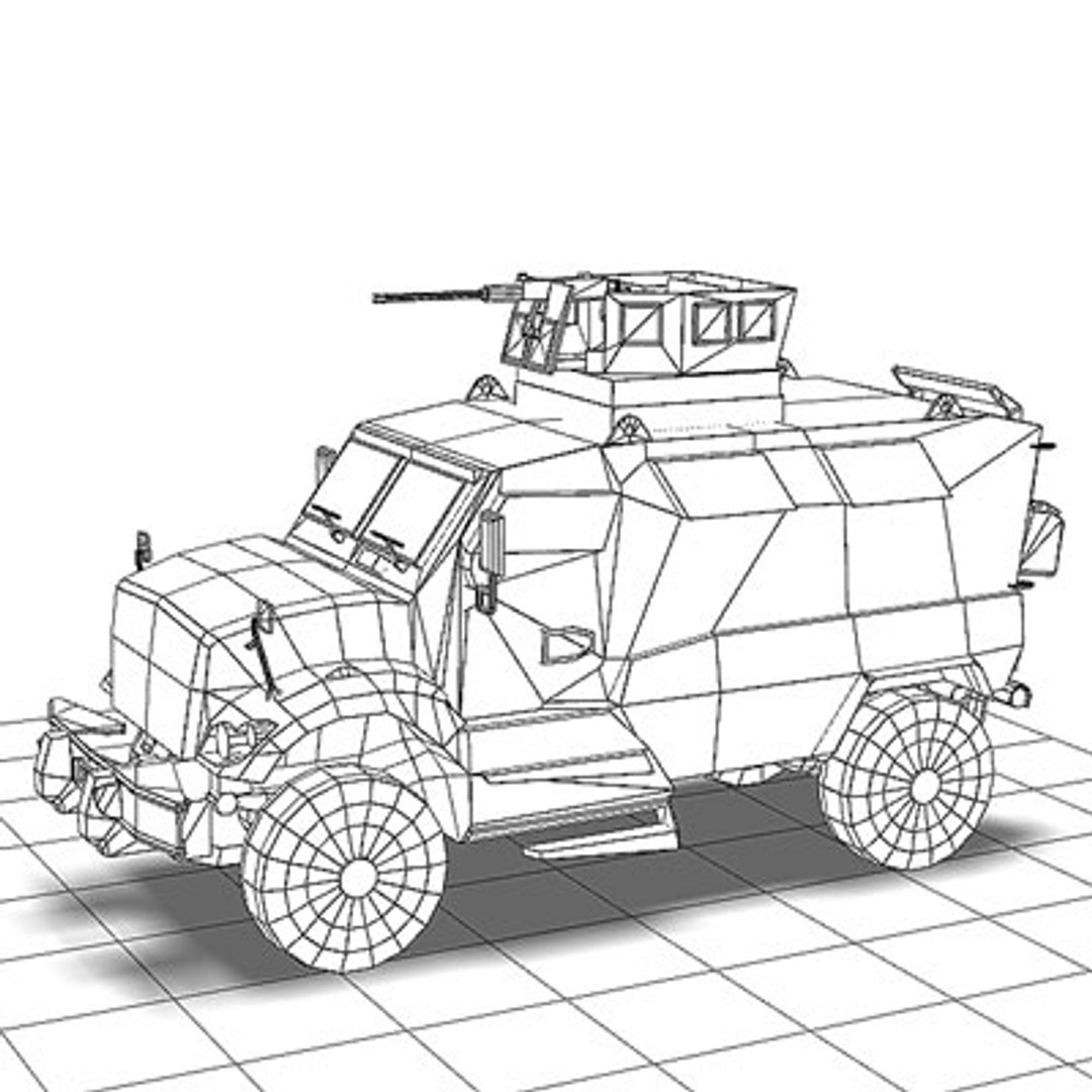 3d Model Maxxpro Military Ambush