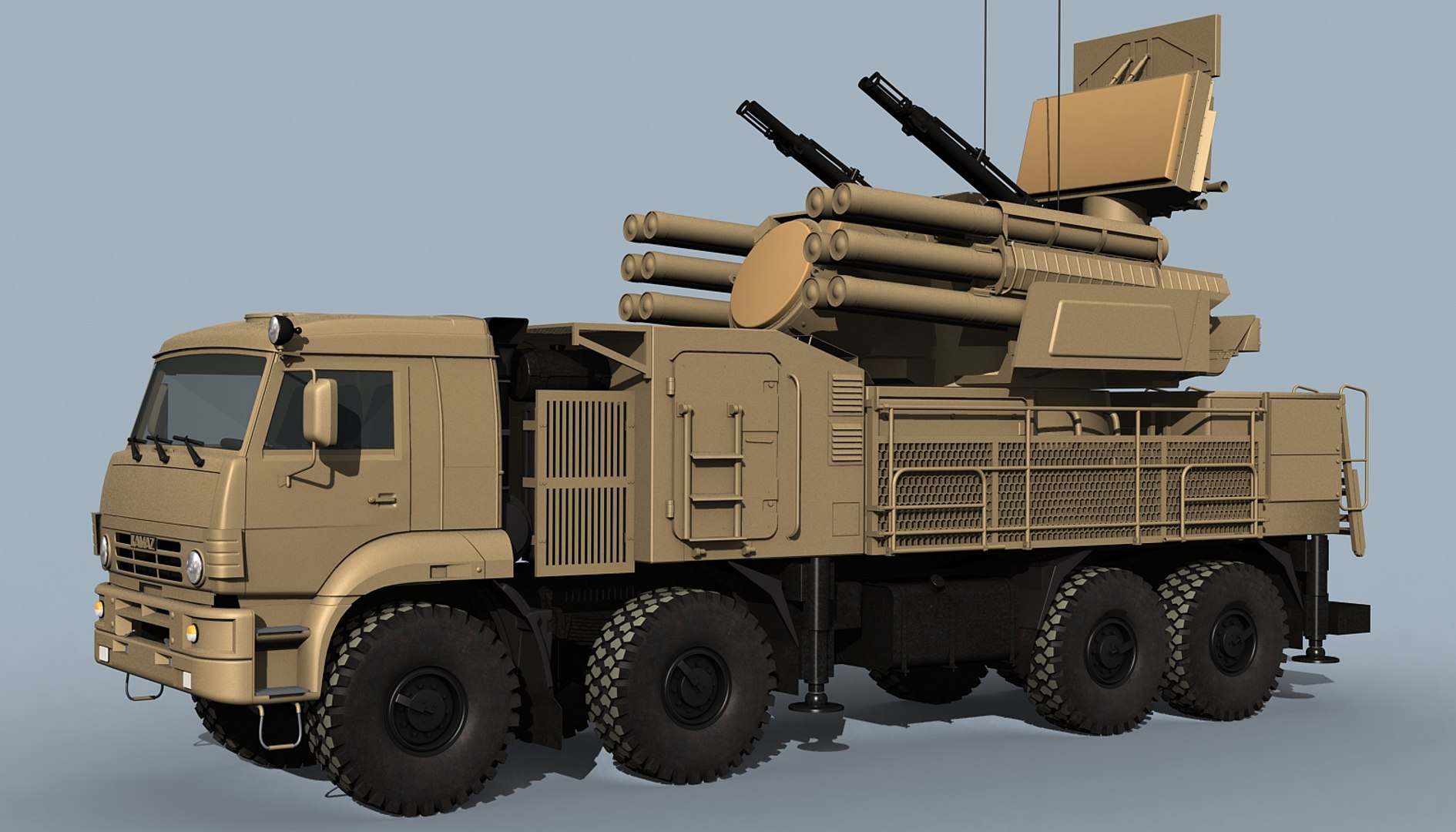 3D Sa-22 Greyhound Battery Model - TurboSquid 1479270