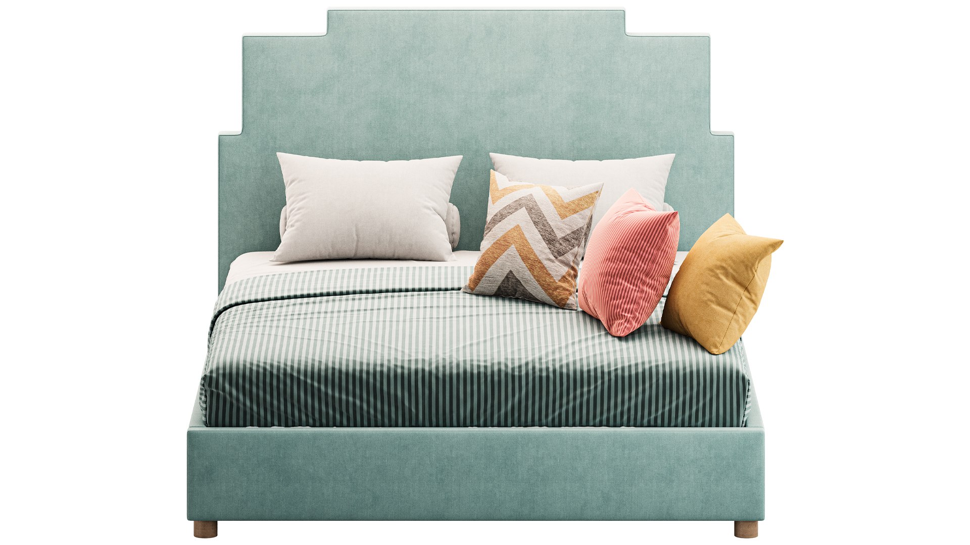 3D Paxton Gray Linen Model - TurboSquid 2371376