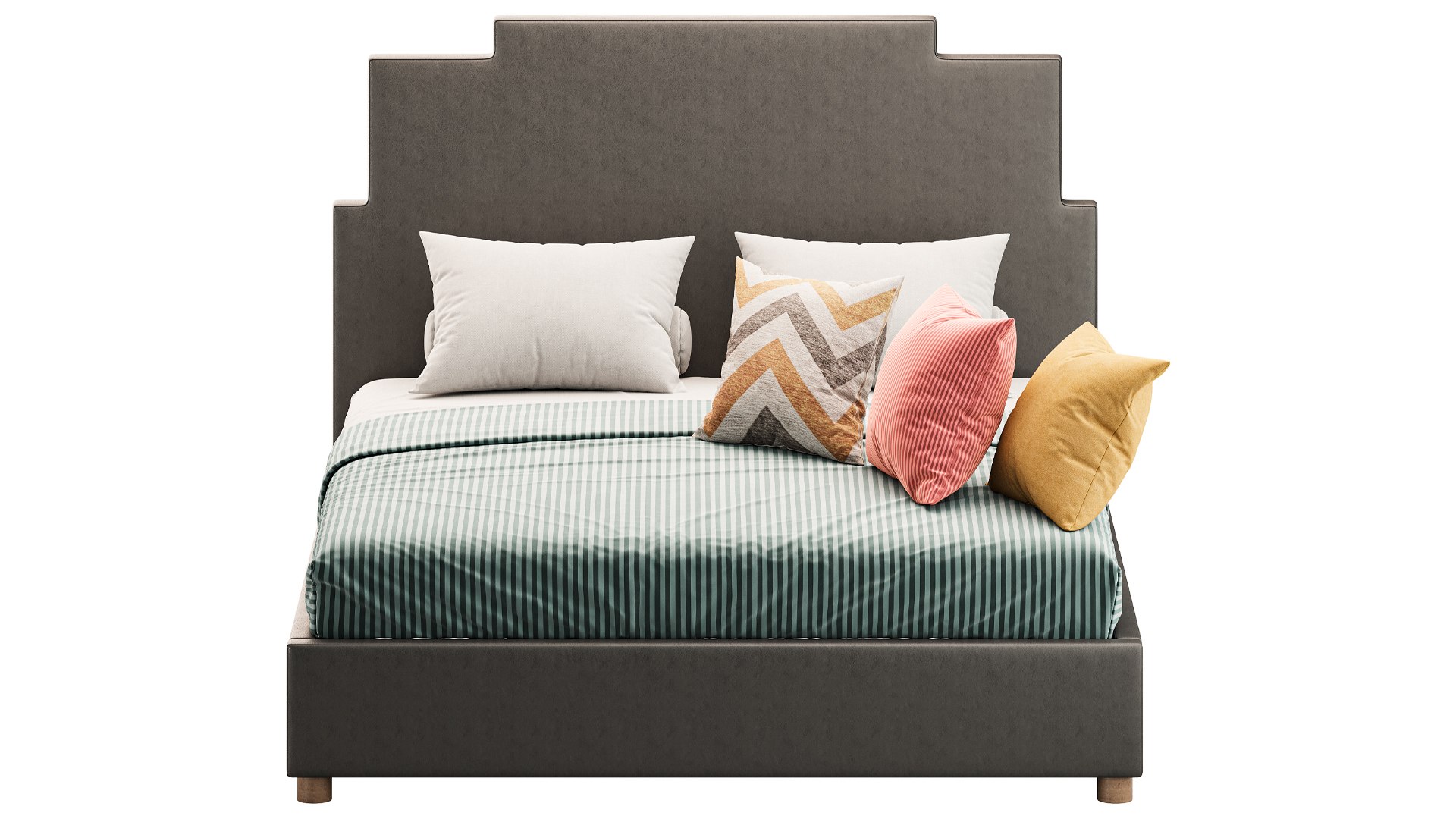 3D Paxton Gray Linen Model - TurboSquid 2371376