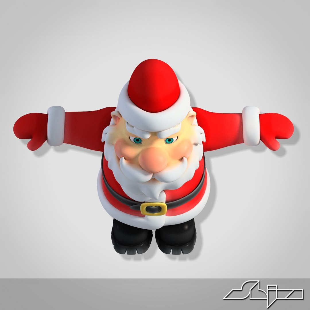 Santa Claus 3d Model