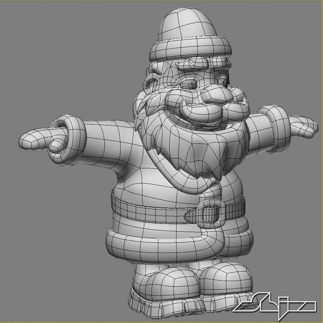 Santa Claus 3d Model
