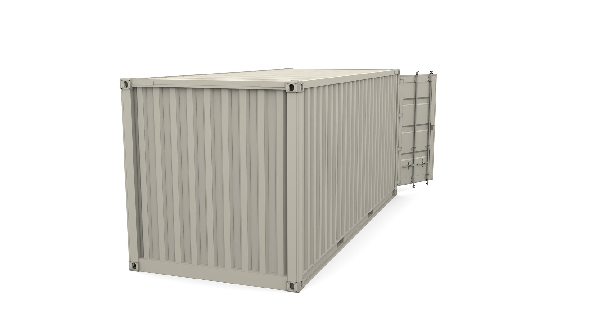 3D 20ft Shipping Container CAI V1 Model - TurboSquid 1769710