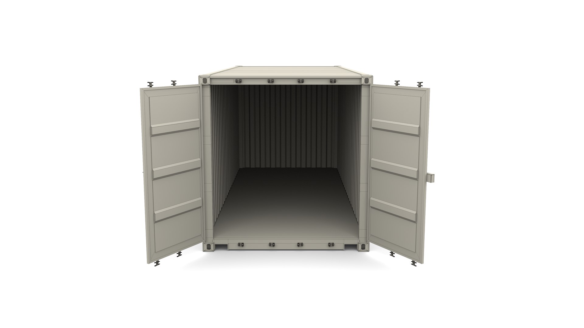 3D 20ft Shipping Container CAI V1 Model - TurboSquid 1769710