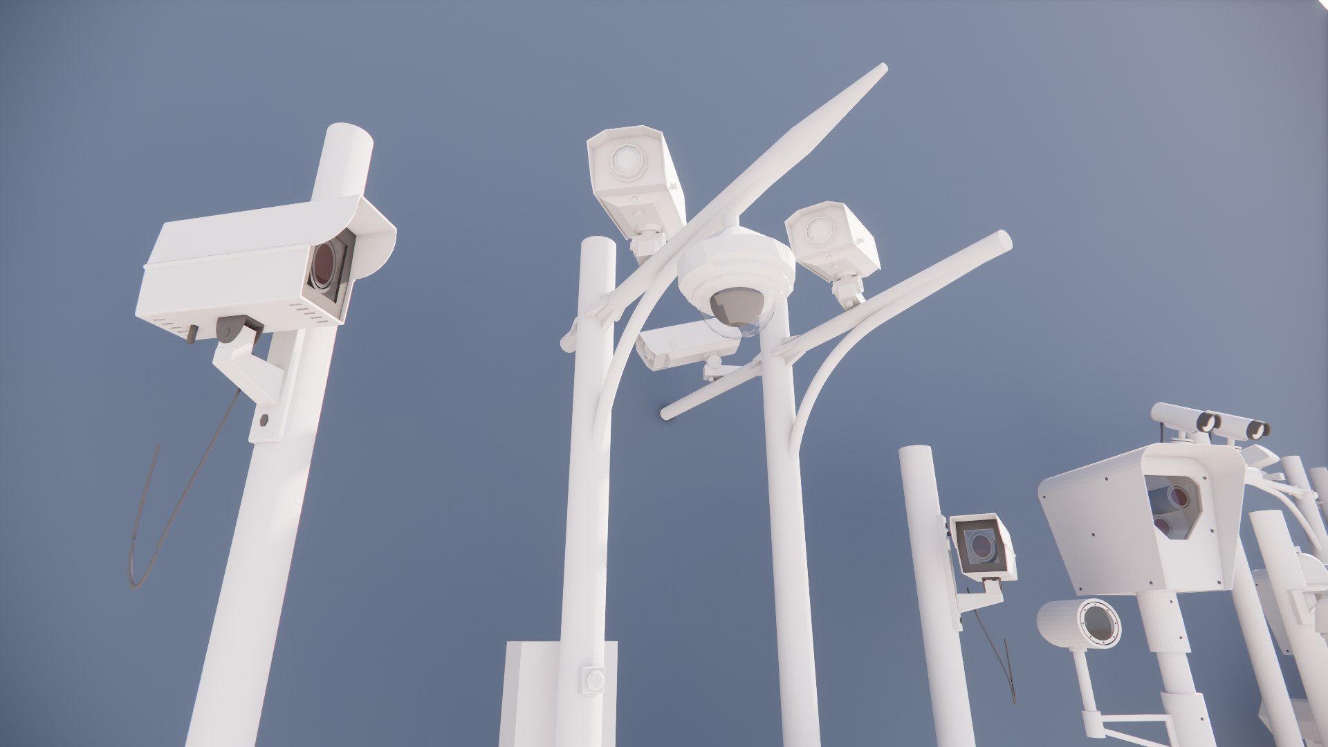 3D Model Security Cameras-A3 - TurboSquid 2218194