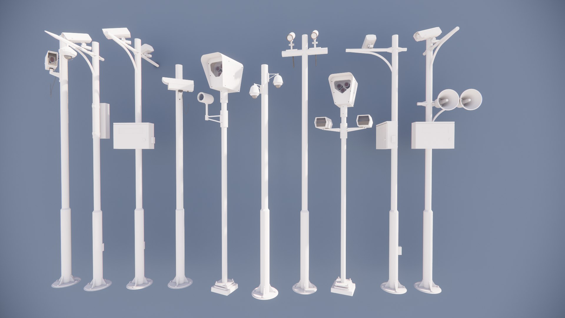 3D Model Security Cameras-A3 - TurboSquid 2218194