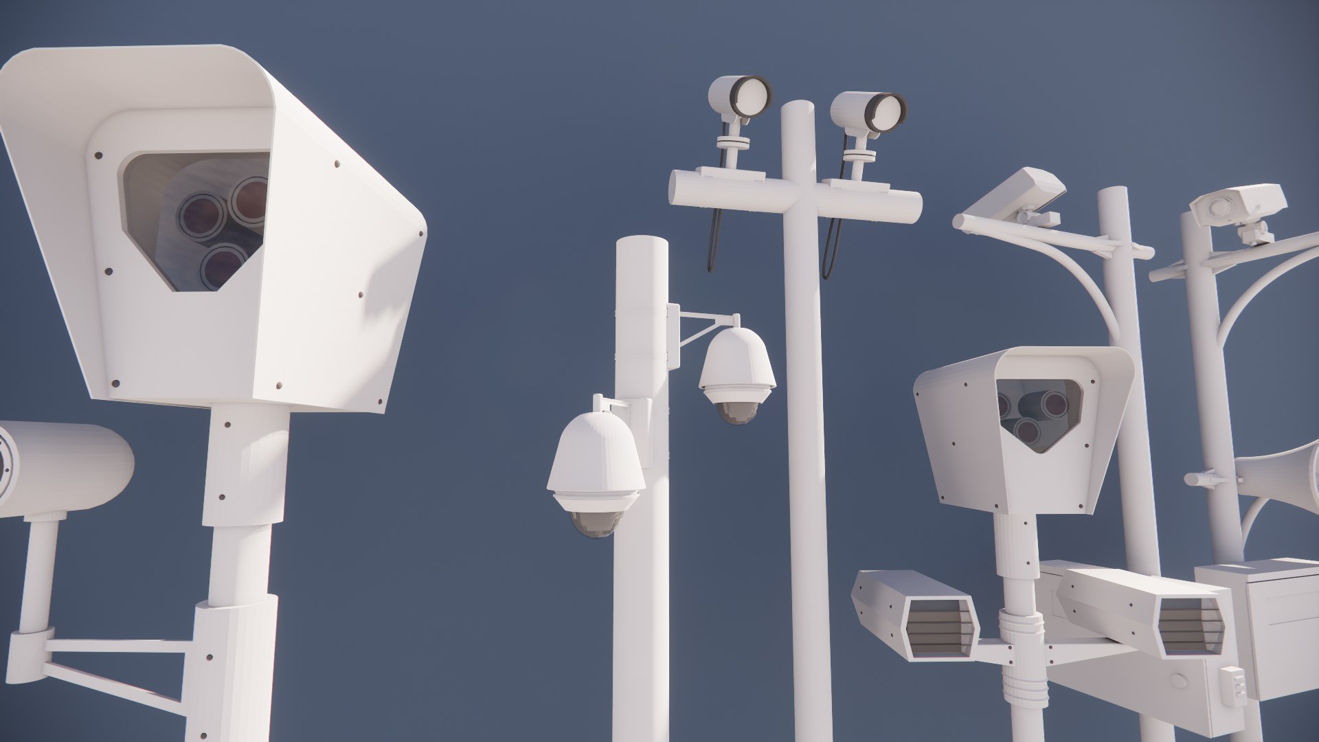 3D Model Security Cameras-A3 - TurboSquid 2218194